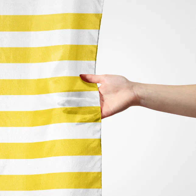 Yellow Stripes, White Stripes, Striped Pattern Scarf | Zazzle