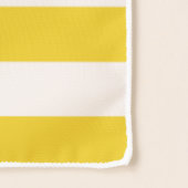 Yellow Stripes, White Stripes, Striped Pattern Scarf | Zazzle