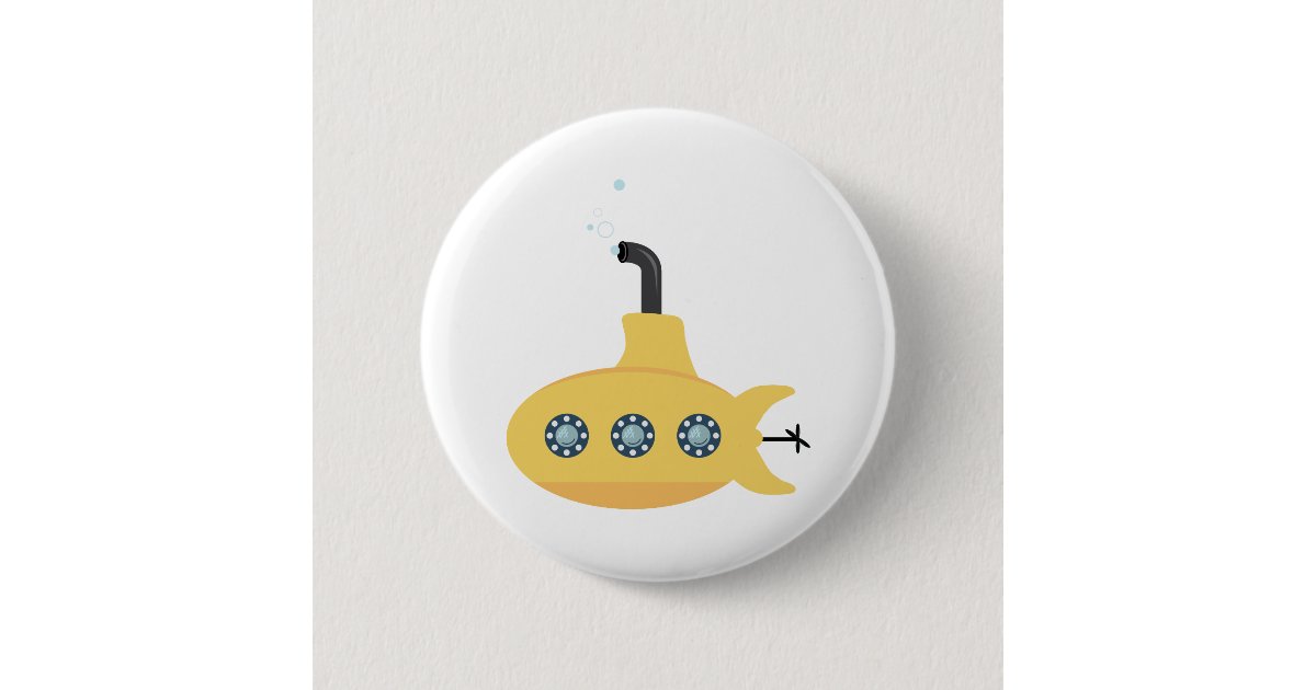 Yellow Submarine Button | Zazzle