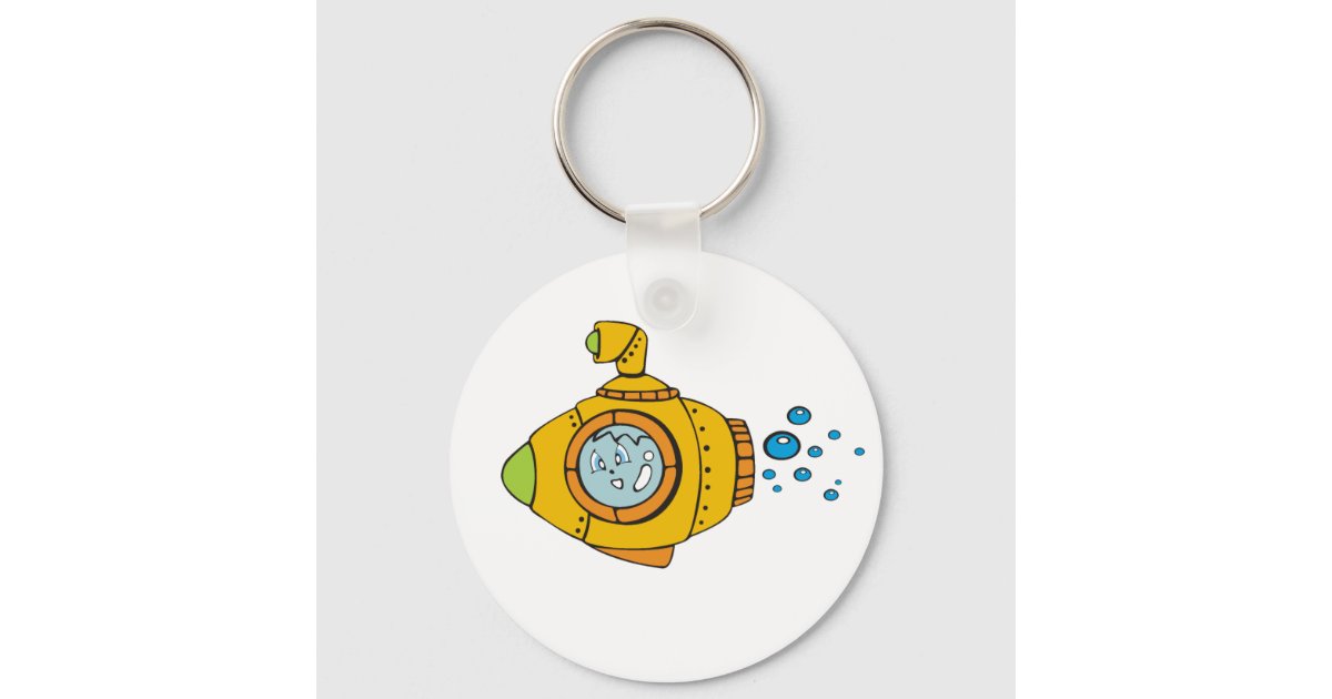 Yellow Submarine Keychain | Zazzle