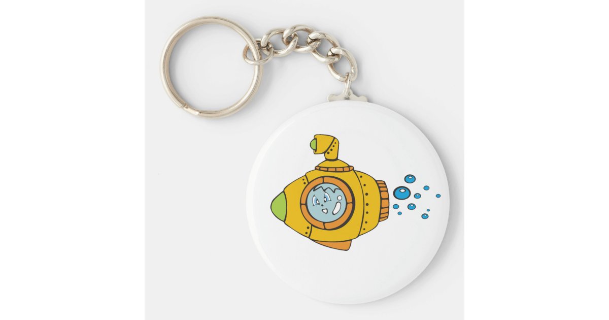 Yellow Submarine Keychain | Zazzle.com