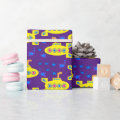 Yellow Submarines Personalize Background Colour Wrapping Paper | Zazzle