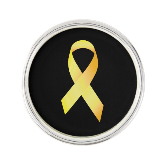 Yellow Suicide Prevention Ribbon Pin | Zazzle.com