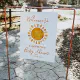 Yellow Sun Baby Shower Welcome Poster | Zazzle