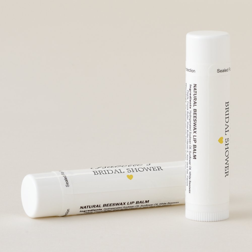Yellow Sunflower Custom Bridal Shower Favor Lip Balm sold by Analytic ...