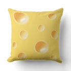 Yellow Swiss Cheese Texture Cushion / Pillow | Zazzle