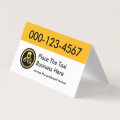 Yellow Taxi Cab Service Driving Business Card | Zazzle