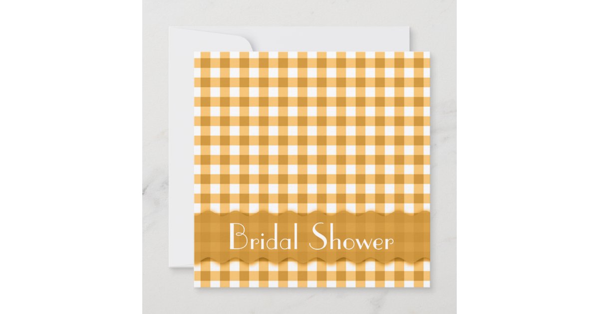 Yellow Tea Party Bridal Shower Invitation | Zazzle