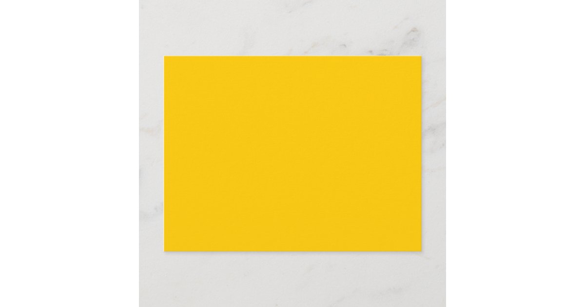 Yellow Template Postcard | Zazzle