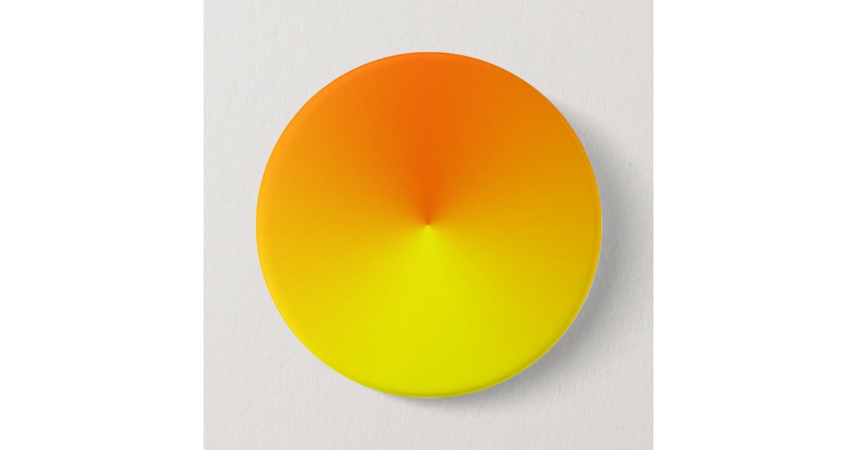 Yellow to Orange Gradient - Customized Template Button | Zazzle
