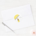 Yellow Umbrella Stickers | Zazzle