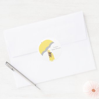 Yellow Umbrella Stickers | Zazzle