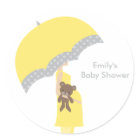 Yellow Umbrella Stickers | Zazzle