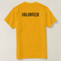 Yellow Volunteer T-Shirt | Zazzle