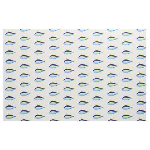 Yellowfin Tuna Fabric | Zazzle