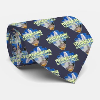 Yellowstone (arrowhead) neck tie | Zazzle