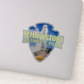 Yellowstone (arrowhead) sticker | Zazzle