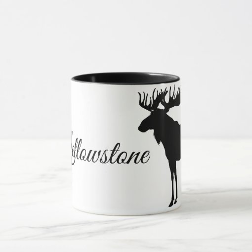 Yellowstone Coffee Mug Two-Tone-Moose | Zazzle