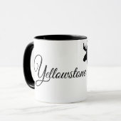 Yellowstone Coffee Mug Two-Tone-Moose | Zazzle
