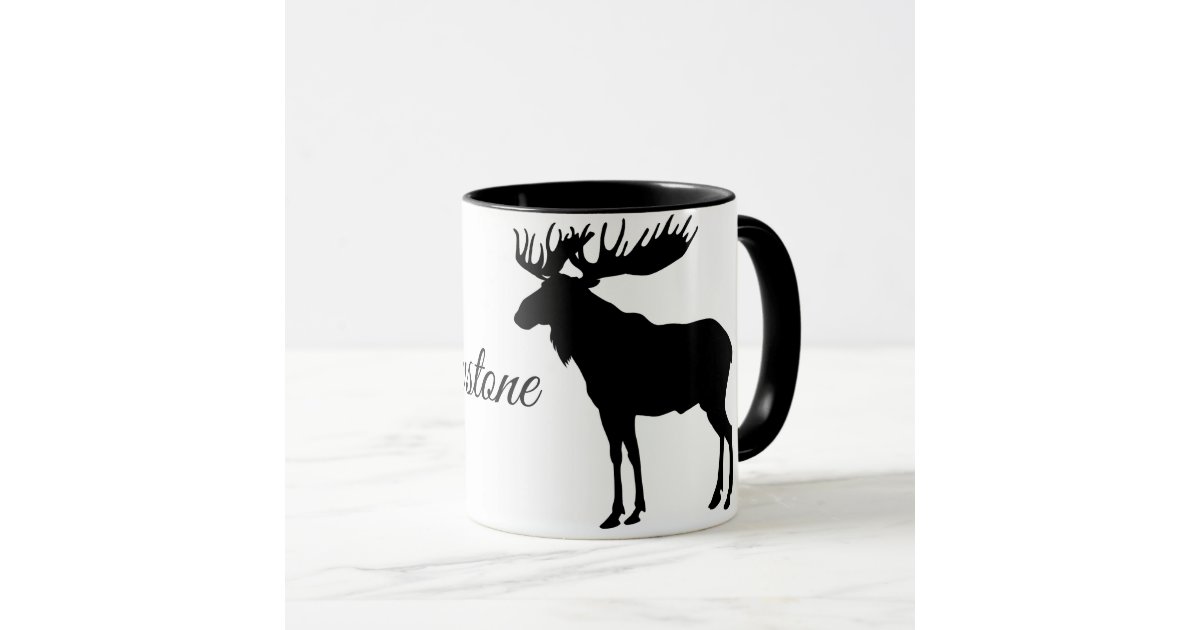 Yellowstone Coffee Mug Two-Tone-Moose | Zazzle