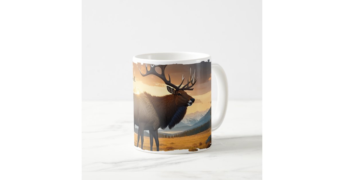 Yellowstone Elk Mug | Zazzle