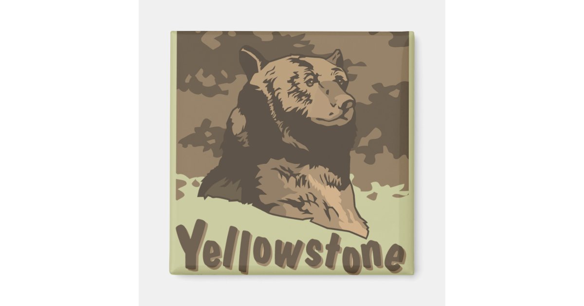 Yellowstone Magnet | Zazzle