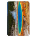 Yellowstone Magnet-Prismatic Hot Spring Magnet | Zazzle
