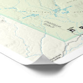 Yellowstone map poster | Zazzle