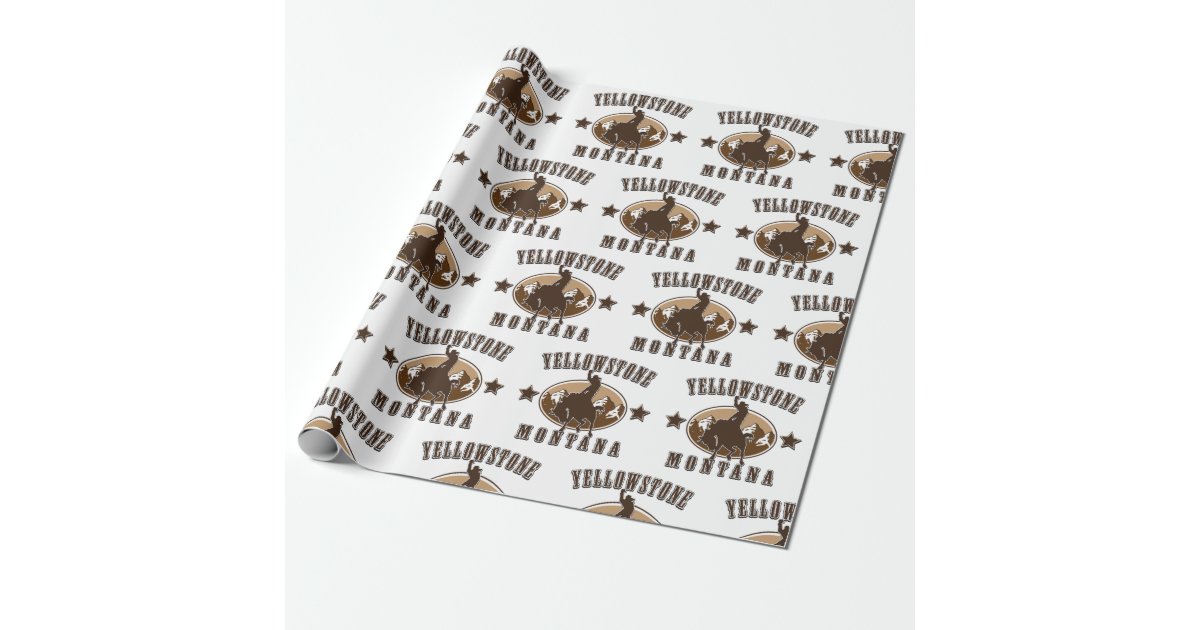 Yellowstone Montana Wrapping Paper | Zazzle
