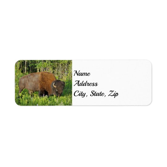 Yellowstone National Park Address Label | Zazzle.com