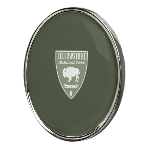 Yellowstone National Park Bison Golf Ball Marker | Zazzle