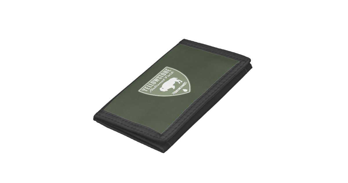 Yellowstone National Park Bison Trifold Wallet | Zazzle