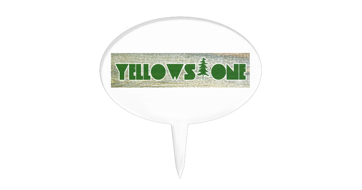 Yellowstone National Park Cake Topper | Zazzle