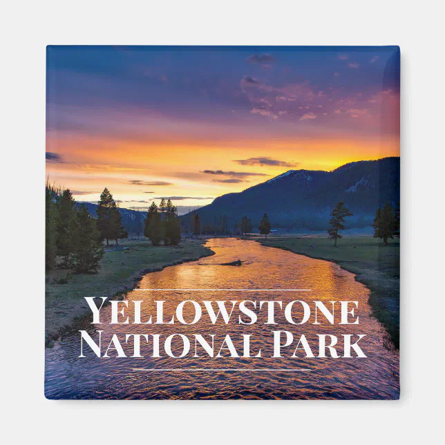 Yellowstone National Park Fridge Magnet | Zazzle