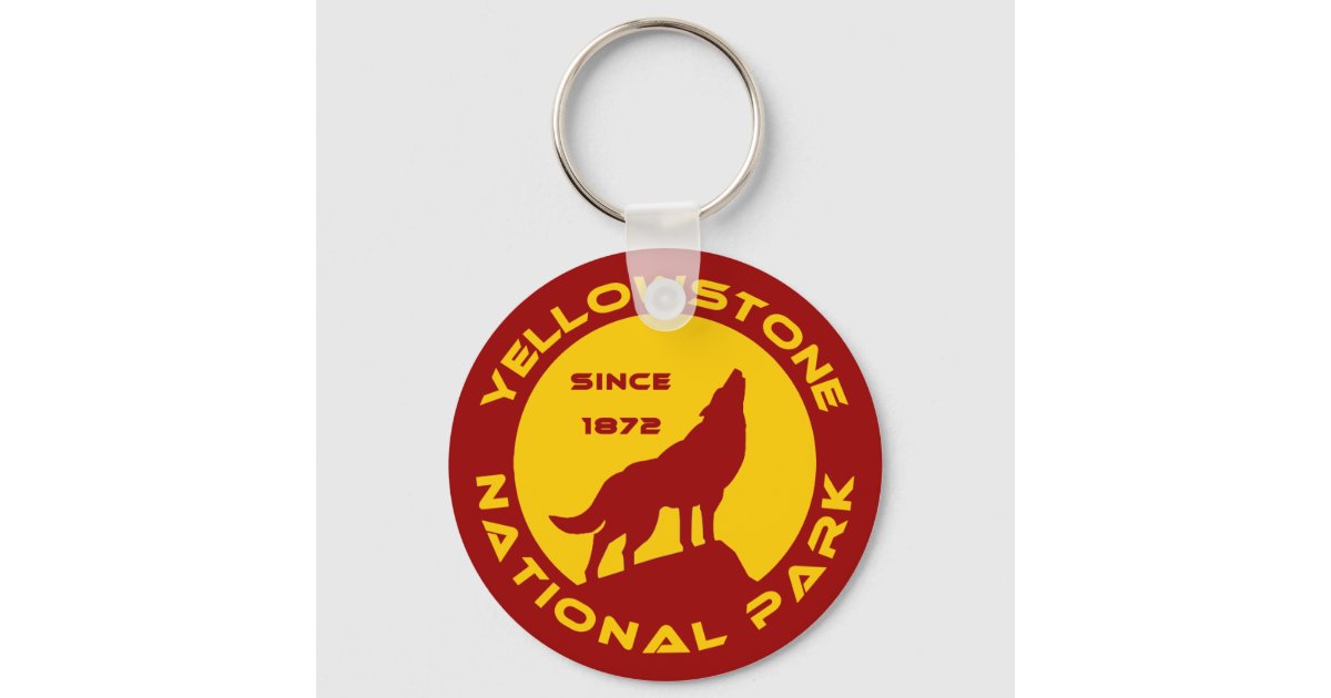 Yellowstone National Park Keychain | Zazzle