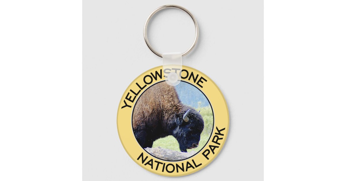Yellowstone National Park Keychain | Zazzle