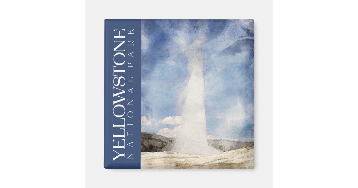 Yellowstone National Park Magnet | Zazzle