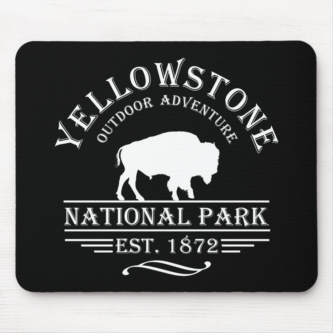 yellowstone national park mouse pad | Zazzle