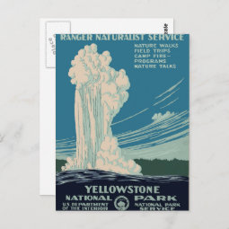 Yellowstone National Park Postcard | Zazzle
