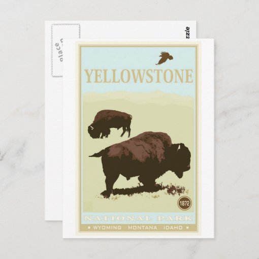Yellowstone National Park Postcard | Zazzle