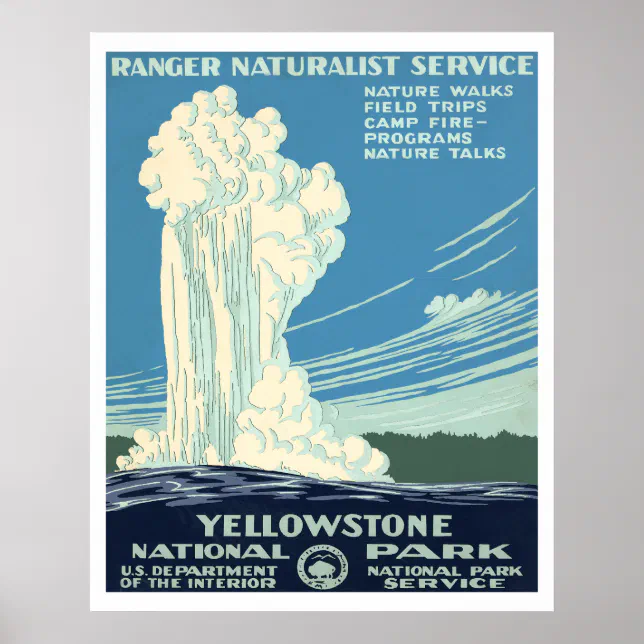 Yellowstone National Park Poster | Zazzle