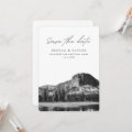 Yellowstone National Park Save the Date Wedding Invitation | Zazzle