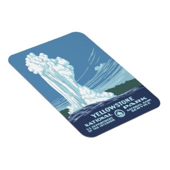 Yellowstone National Park Souvenir Magnet | Zazzle