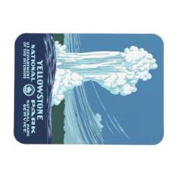 Yellowstone National Park Souvenir Magnet | Zazzle
