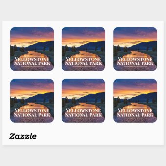 Yellowstone National Park Stickers | Zazzle