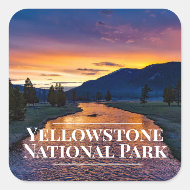 Yellowstone National Park Stickers | Zazzle