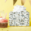 Yellowstone National Park Wildlife Pattern Wrapping Paper | Zazzle