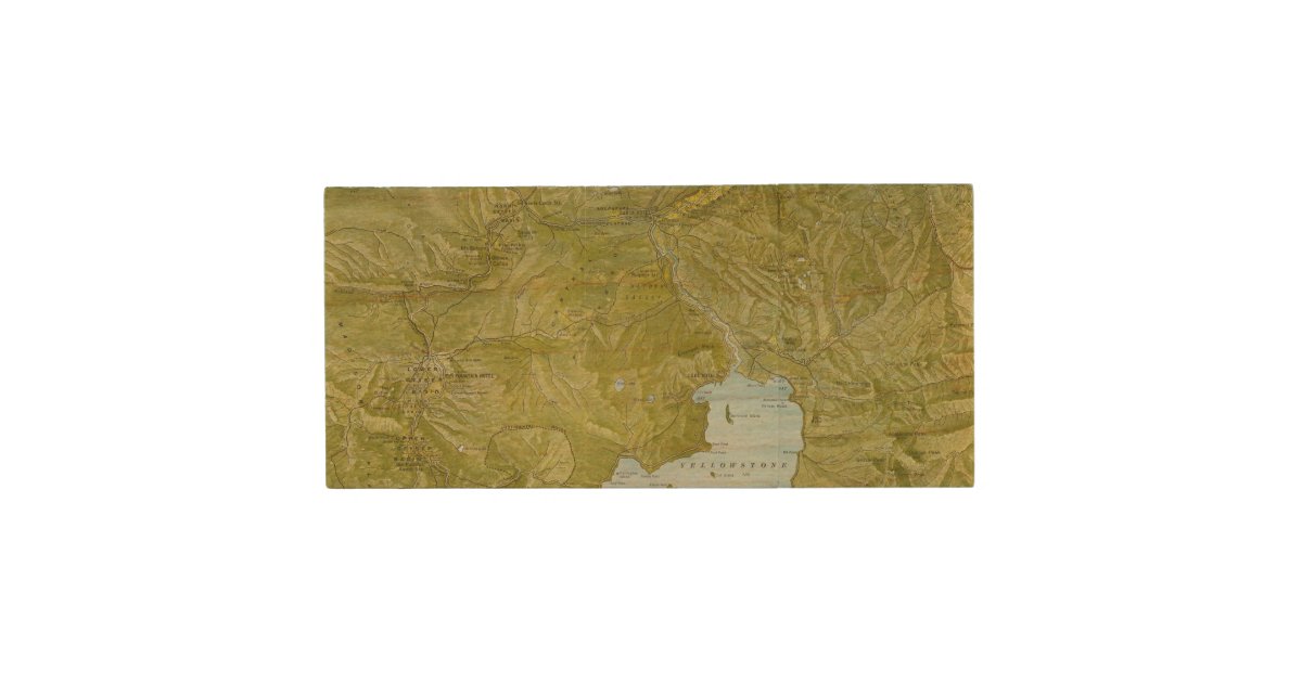 Yellowstone National Park Wood USB Flash Drive | Zazzle