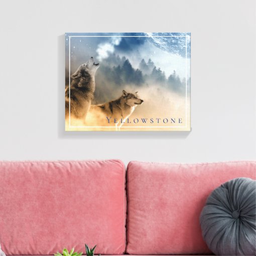 Yellowstone Park American Canvas Art | Zazzle