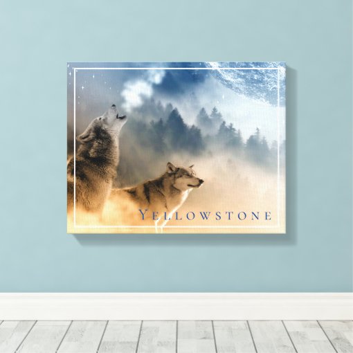 Yellowstone Park American Canvas Art | Zazzle